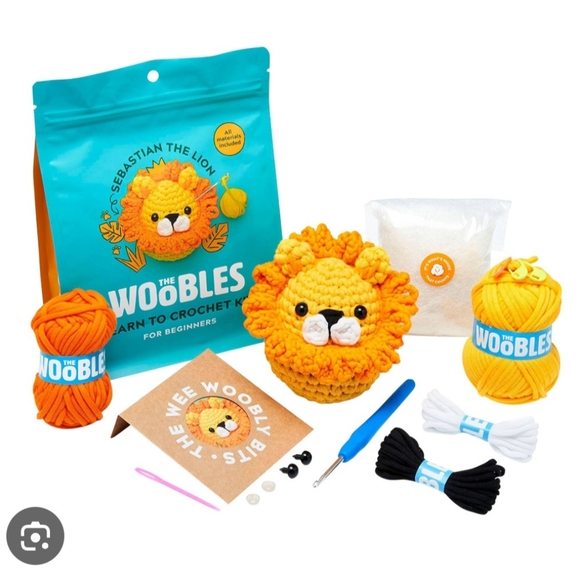 woobles | Toys | New Woobles Sebastian The Lion Beginners Crochet ...